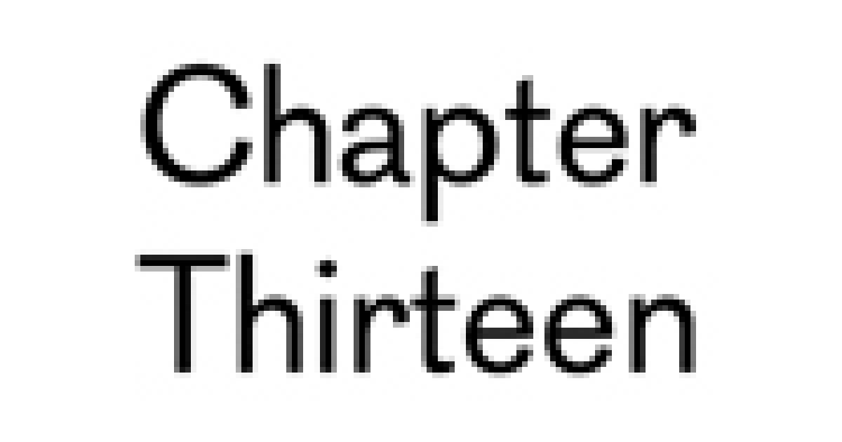Chapter Thirteen - kmd